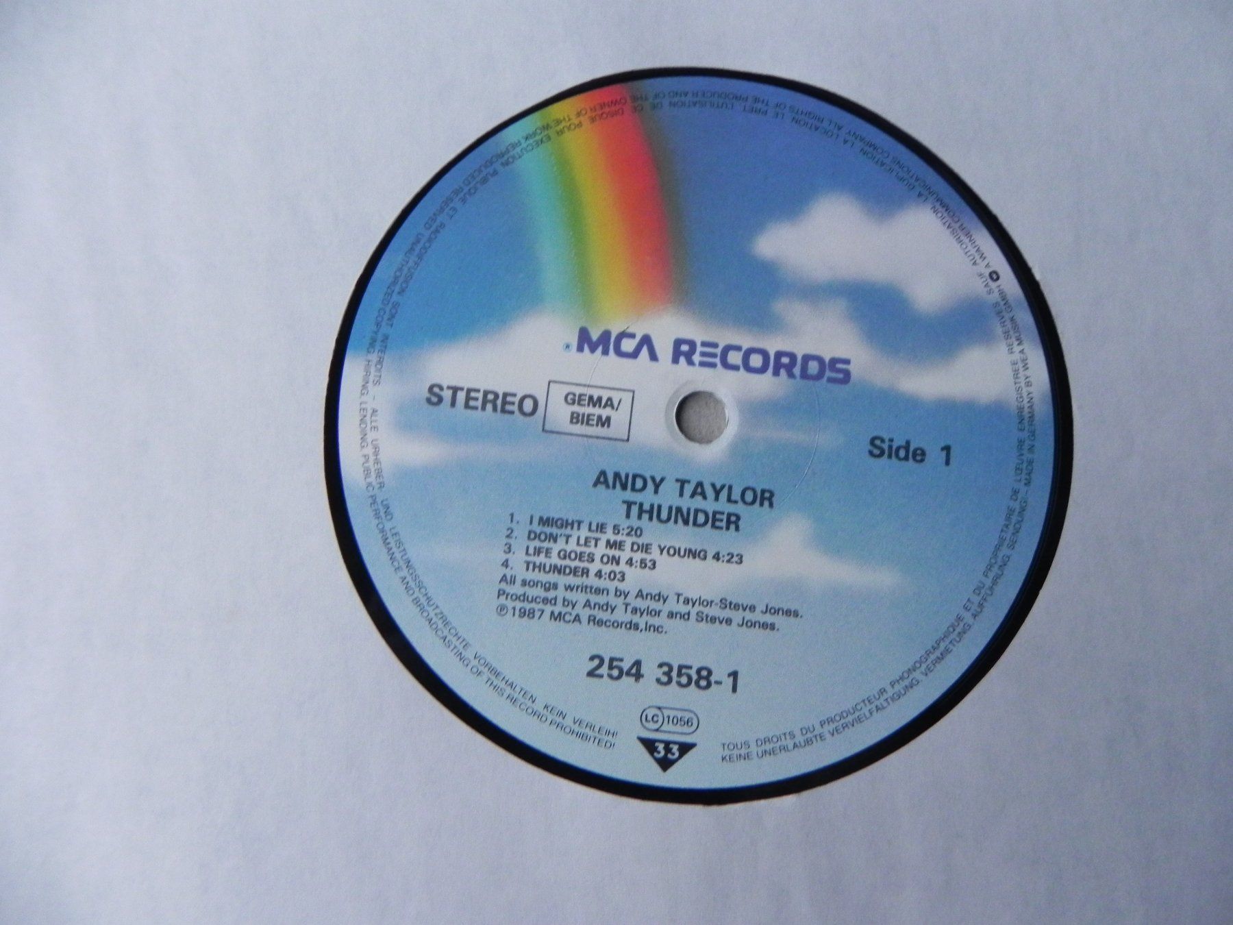 LP Engl. Rock Pop Gitarrist Andy Taylor Ex Band Duran Duran (Gebraucht ...