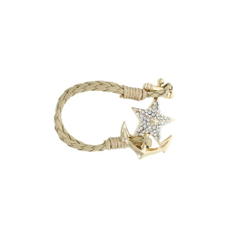 Seestern Fashion Armband mit Anker, beige (Neu und originalverpackt) in ...