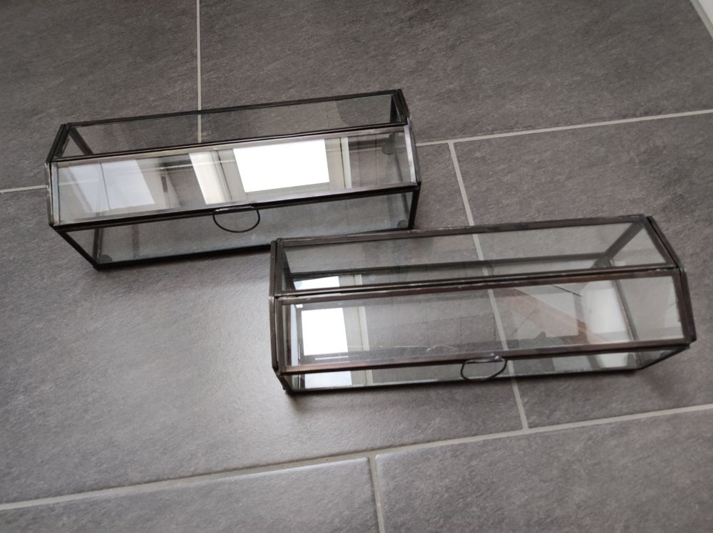 Zwei Glasboxen / Schmuckkasten / Aufbewahrungsbox | Kaufen auf Ricardo