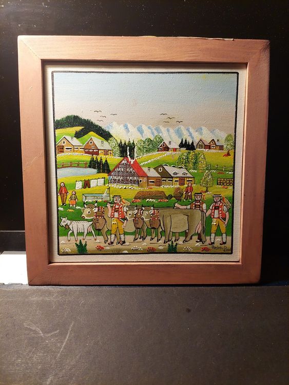 Appenzeller Bild Sommer Naive Gemalt ** 54 | Kaufen auf Ricardo