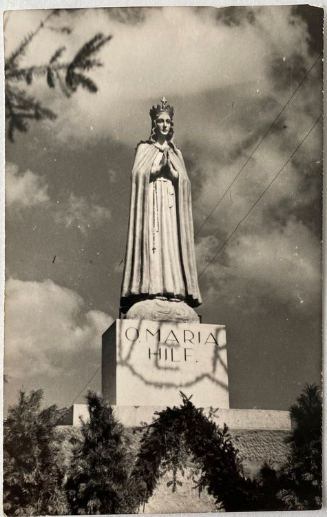 O Maria hilf, Postkarte mit 2 deutsche Post 10er Briefmarken (Gebraucht ...