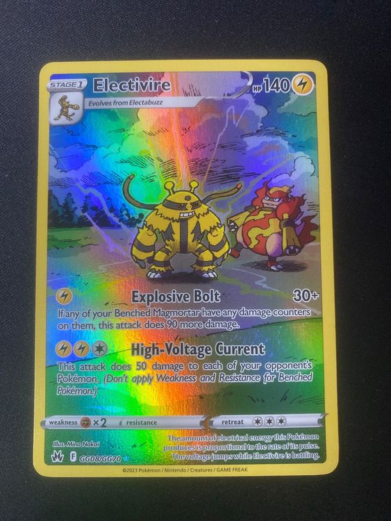 Electivire GG08 - Elevoltek - Crown Zenith - EN | Kaufen auf Ricardo
