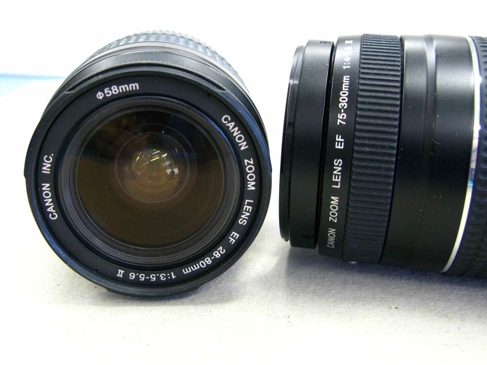 2 Canon EF Zoom 28-80 / 75-300mm (Gebraucht) in Samstagern für CHF 143 ...