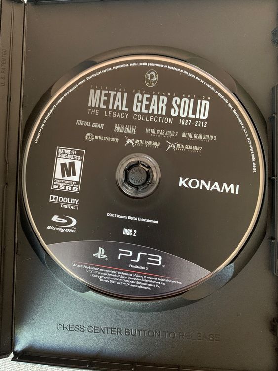Metal Gear Solid The Legacy Collection PS3 | Kaufen auf Ricardo