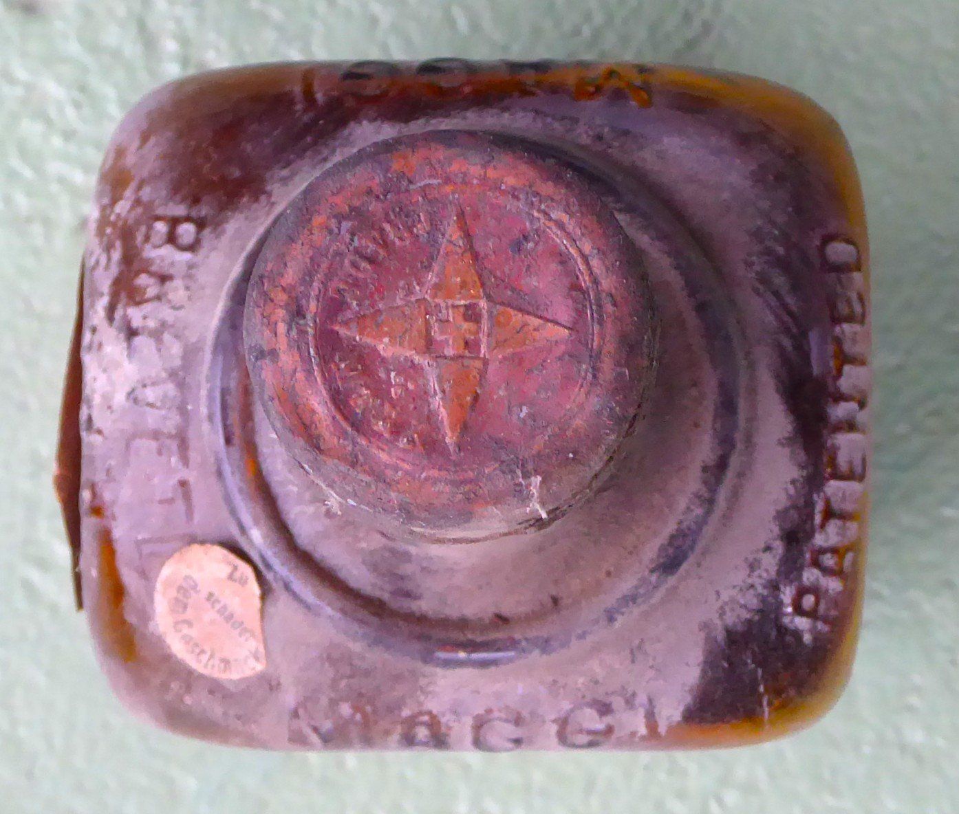 sehr seltene uralte MAGGI Flasche 1890 – kein Emailschild (Gebraucht ...