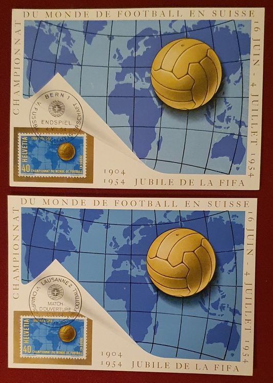 2 Maximumkarten 1954, End-und Eröffnungsspiel | Kaufen auf Ricardo