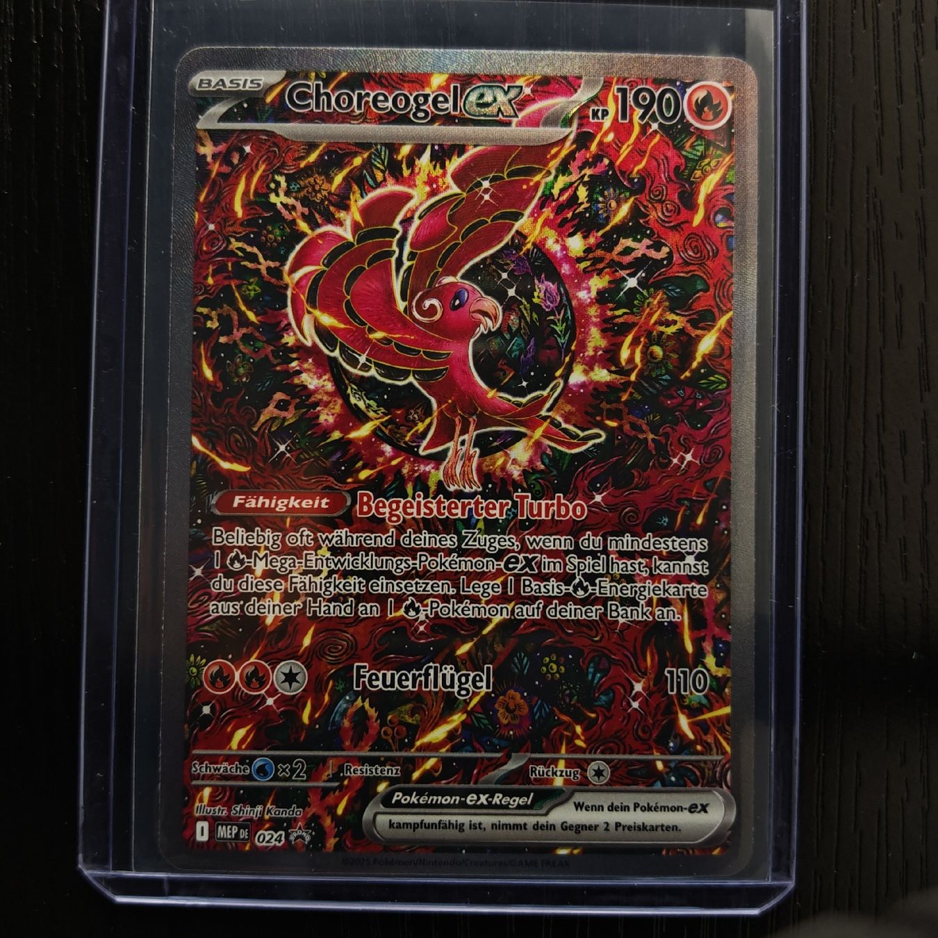 Choreogel ex (Oricorio ex) 024 MEP DE FULL ART PROMO (Neu (gemäss ...