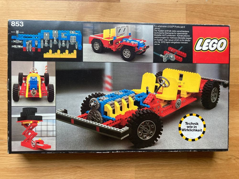Lego Technic 853 Auto Chassis | Kaufen auf Ricardo