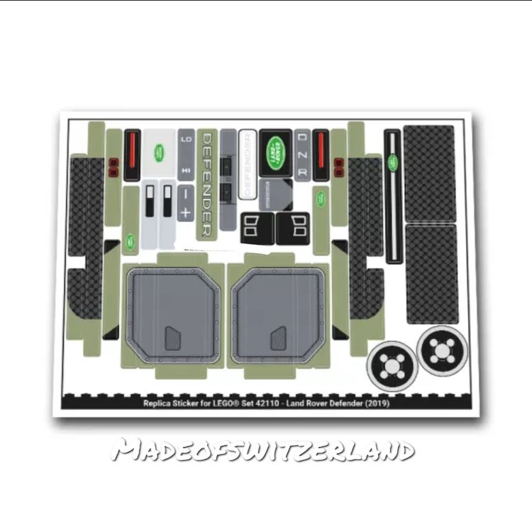 Lego Stickerset für Set 42110 | Kaufen auf Ricardo