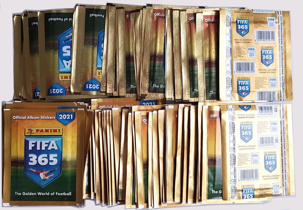 Panini FIFA 365 2021 Lot 109 Sticker Tüten (Neu und originalverpackt ...