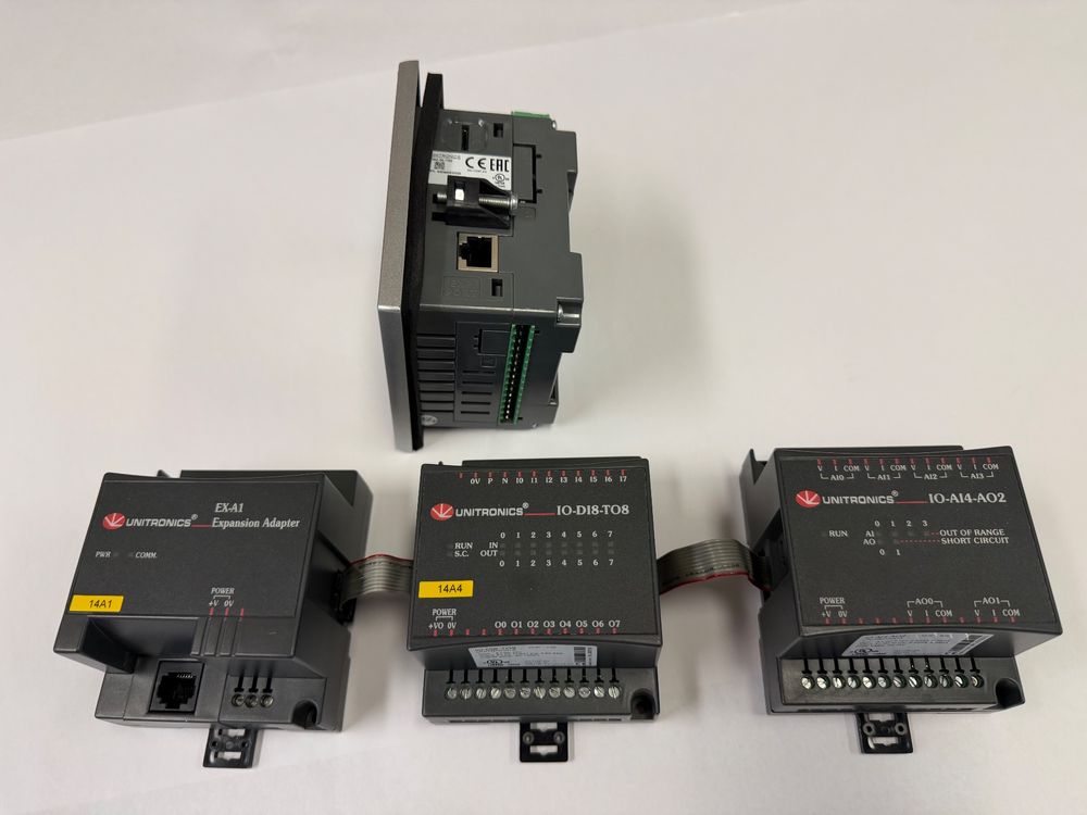 Unitronics Panel, EX-A1, IO-DI8-TO8, IO-AI4-AO2 Module (Gebraucht) in ...