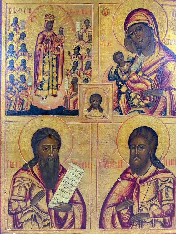 Antike grosses Heilige Russisches Ikone Gemälde (Gebraucht) in Root für CHF 265 – mit Lieferung ...