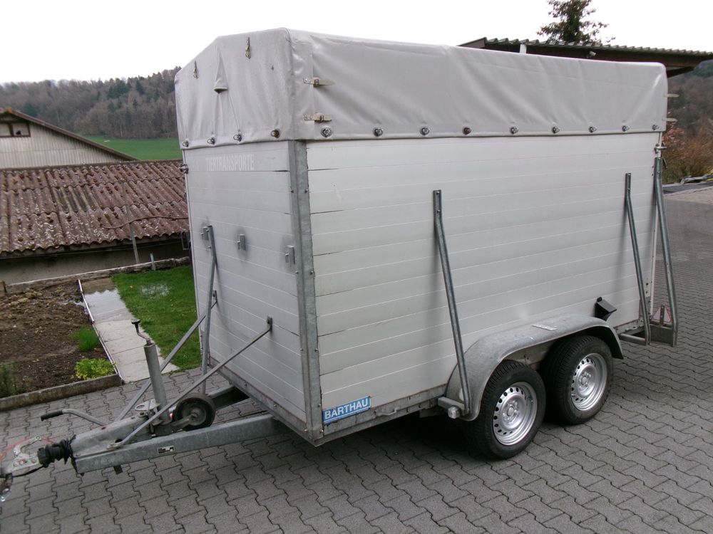 Viehanhänger Aluminium ab MFK April 25 (Gebraucht) in Muhen für CHF 3900 – nur Abholung auf ...