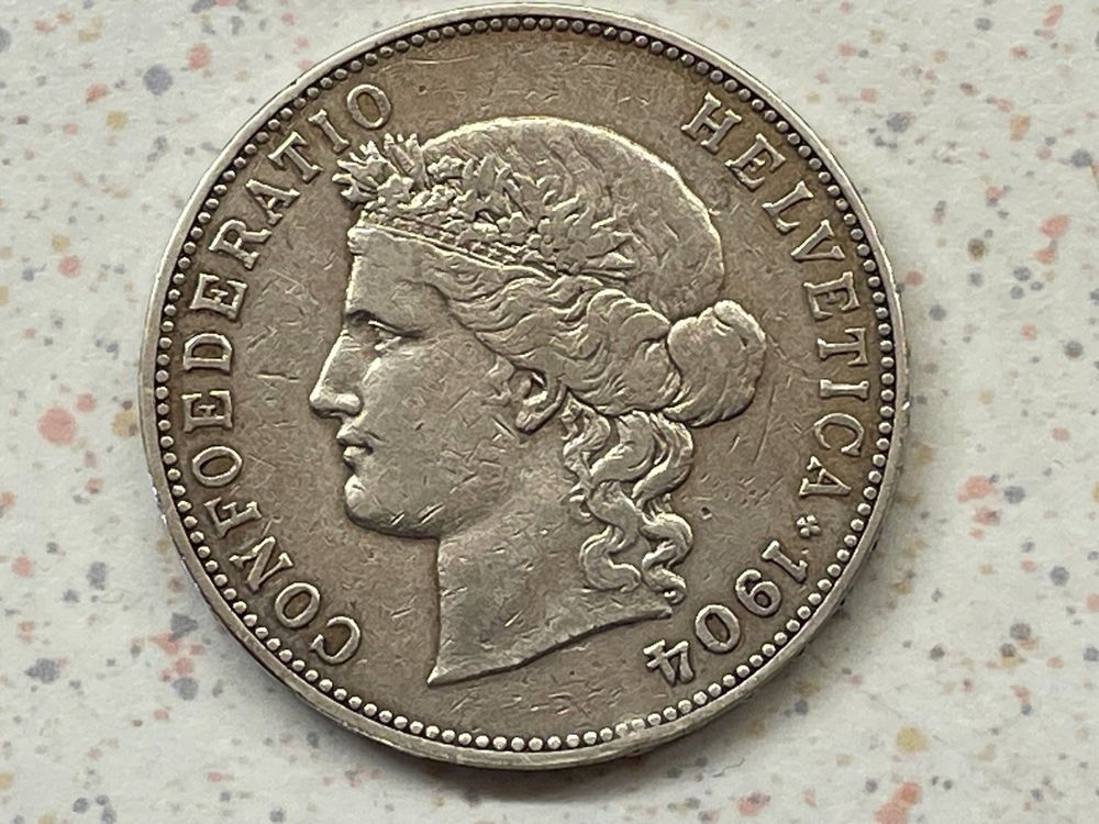 1904 5 Franken sehr selten !! Spitzen-Jahrgang !! (Gebraucht) in Winterthur für CHF 621 – mit ...