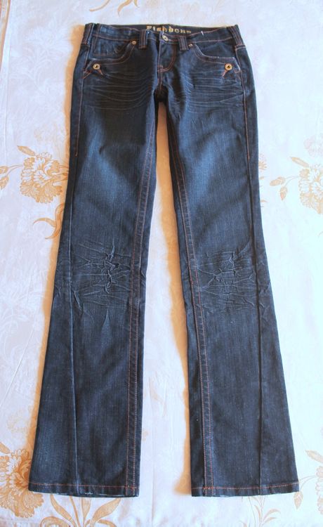 Fishbone * tolle JEANS / Hüftjeans dunkelblau 36 S Neu! (Neu (gemäss ...