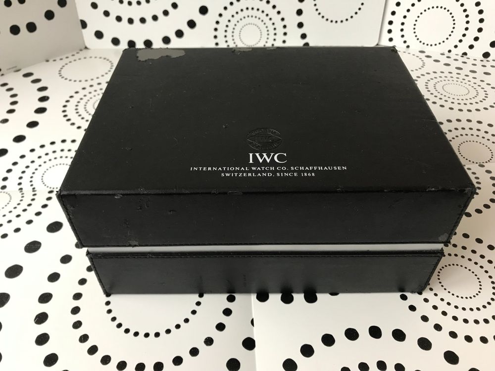 IWC ORIGINAL - WATCH CASE BOX ECRIN SCHACHTEL - BIG MODEL ! (Gebraucht ...