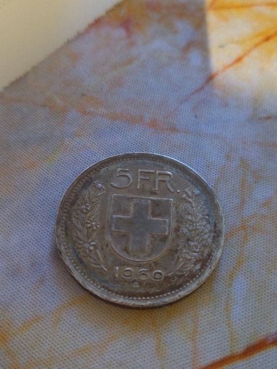 5 Franken 1969 Silber (Gebraucht) in Muralto für CHF 9 – mit Lieferung auf Ricardo kaufen