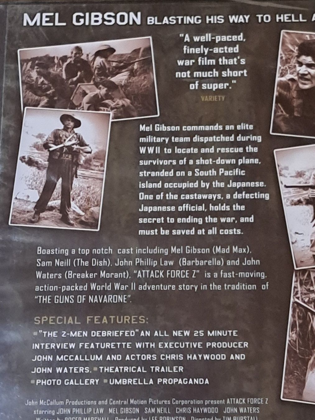 IMPORT-DVD Attack Z Force (The Z Men) mit Mel Gibson (Neu und ...