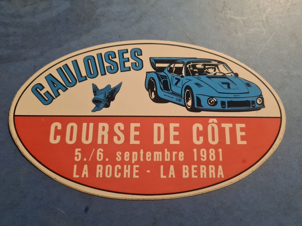 1981 PORSCHE LA ROCHE - LA BERRA STICKER NEW OLD STOCK (Gebraucht) in ...