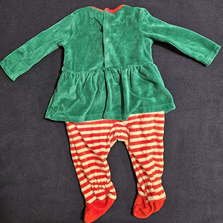 Weihnachts-Outfit für Babys, Grösse 67/ 6Mt, Elfen-Look🎅🏻 (Gebraucht) in Solothurn für CHF 1 ...