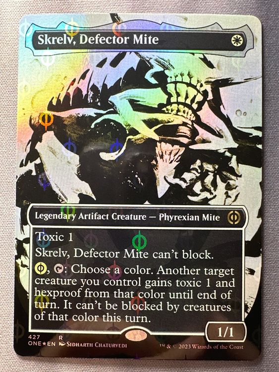 Skrelv, Defector Mite COMPLEAT FOIL 427 Phyrexia ONE (Neu (gemäss ...