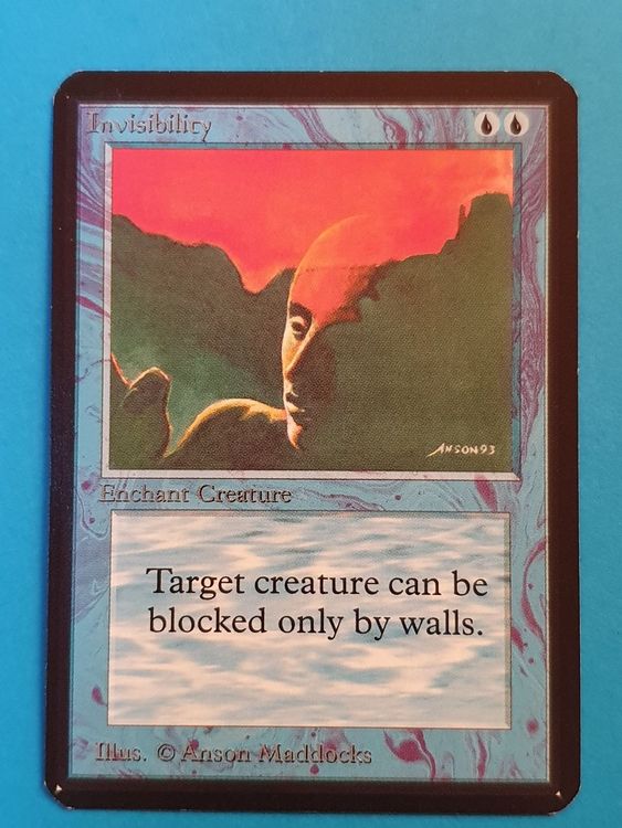Invisibility - Magic the Gathering-Alpha | Kaufen auf Ricardo