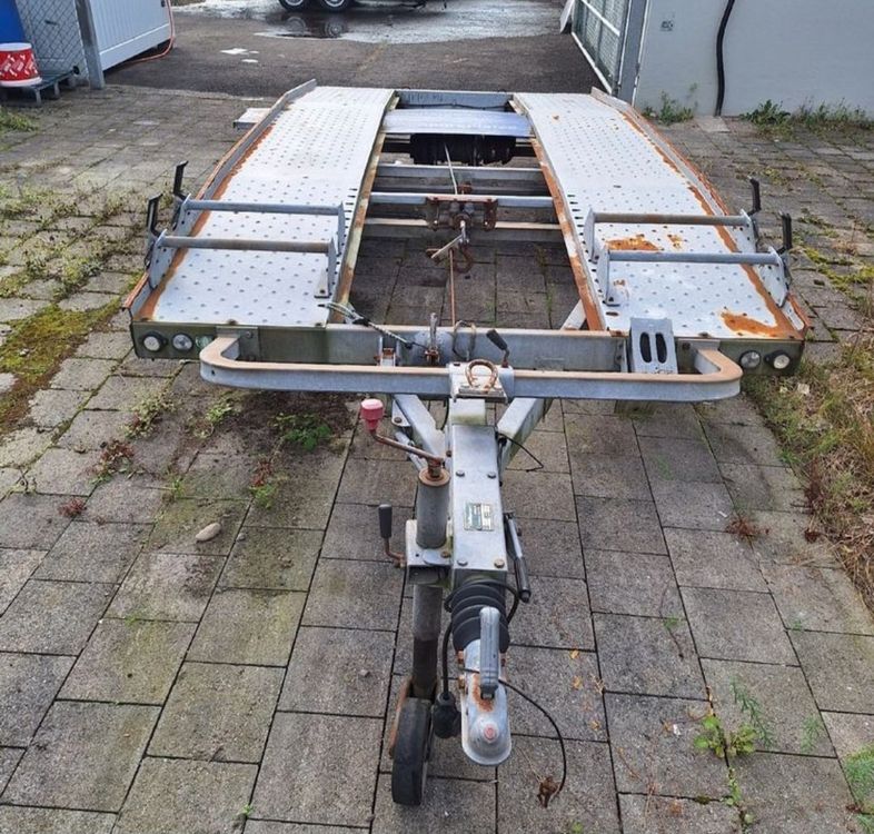 Autotransporter Anhänger mit Seilwinde 2500kg Dellsperger (Gebraucht) in Wahlen b. Laufen für ...