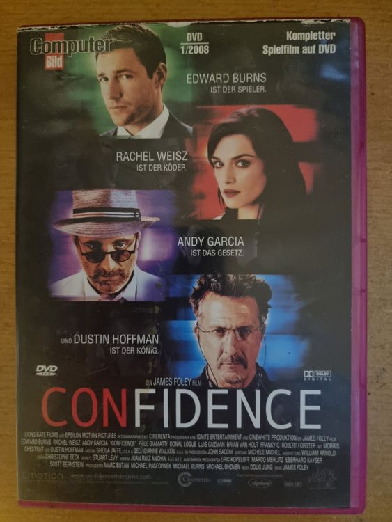 Confidence DVD - Top Film mit Starbesetzung! (Gebraucht) in Näfels für ...
