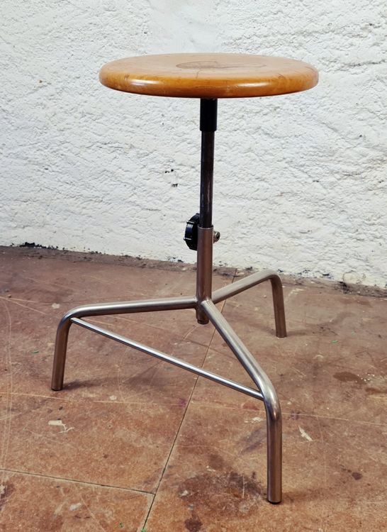 Mid-Century Vintage Barhocker Fabrik Hocker Drehhocker (Gebraucht) in ...