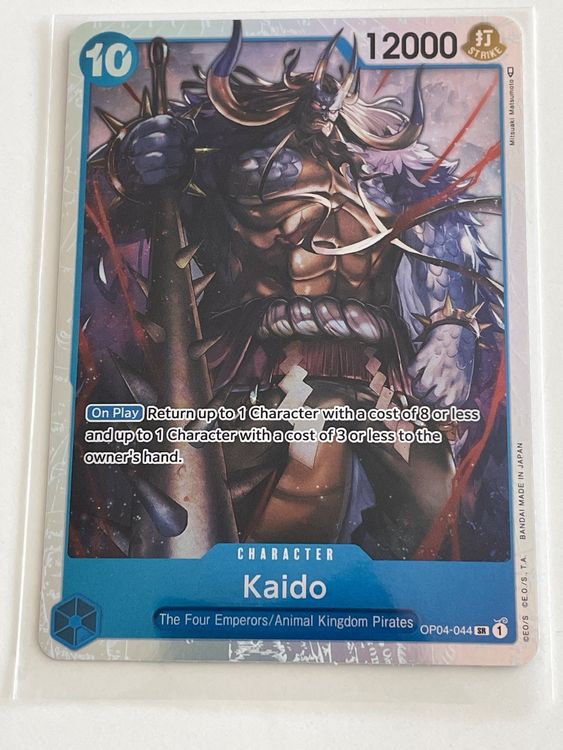 One Piece TCG OP04-044 SR Kaido (Neu (gemäss Beschreibung)) in Oberentfelden für CHF 2 – mit ...