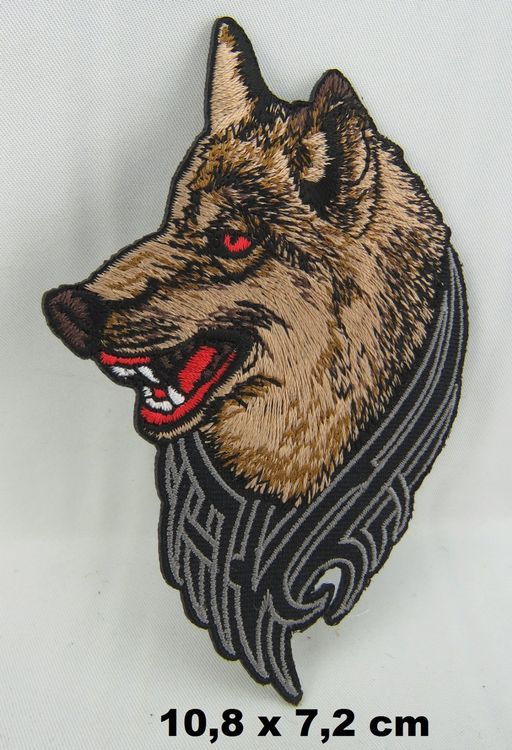 WOLF - Aufnäher - Aufbügler - 10,8x7,2cm | Kaufen auf Ricardo