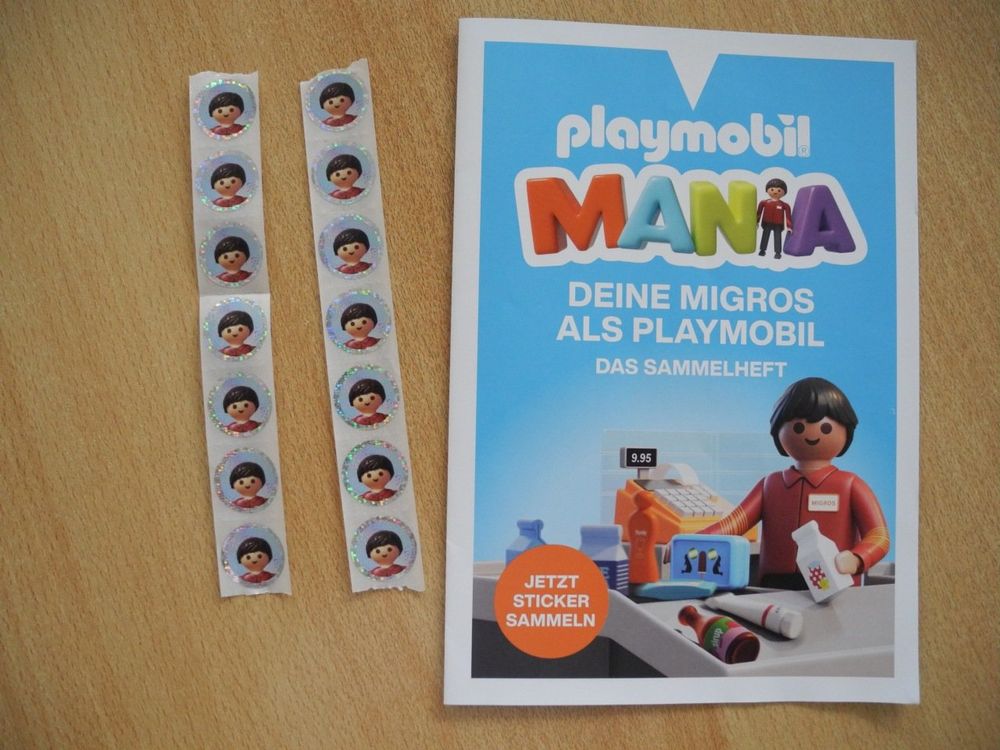 Migros Playmobil - 14 Mania Sticker | Kaufen auf Ricardo