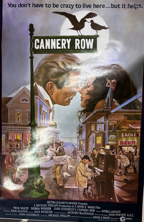 Vintage Poster Cannery Row - 1982 - David S. Ward, Nick Nolt | Kaufen ...