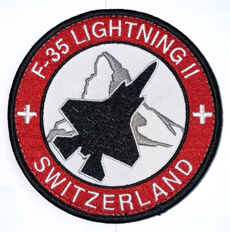 Abzeichen selten Swiss Air Force F-35 Evaluation (Gebraucht) in für CHF ...
