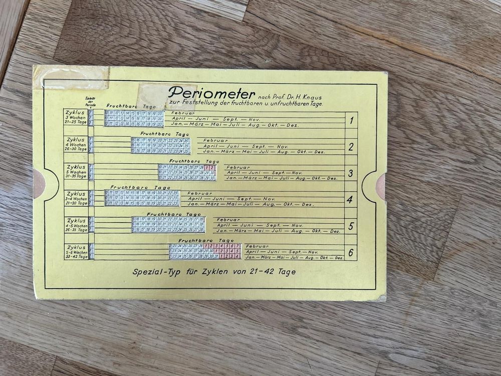 Periometer Verhütung 1939 (Gebraucht) in Luzern für CHF 25 – mit ...