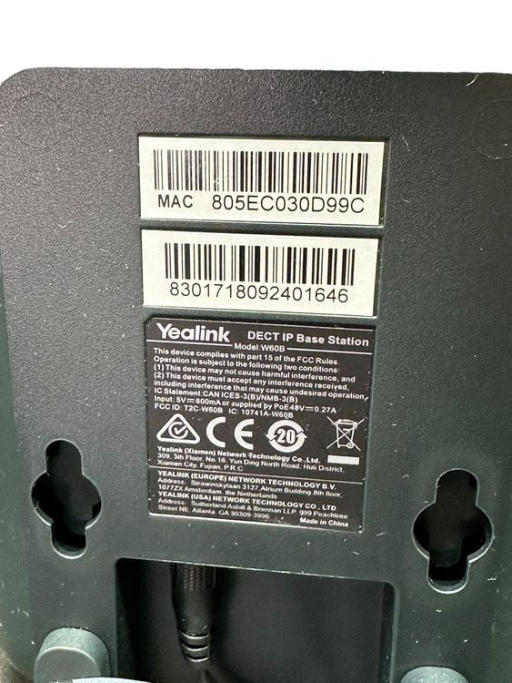 Yealink modèle W60B station de base IP DECT (Gebraucht) in Morges für ...