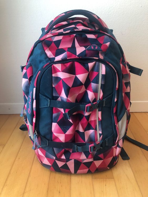 Schulrucksack Tornister von Satch Meergrün mit rosa (Gebraucht) in ...