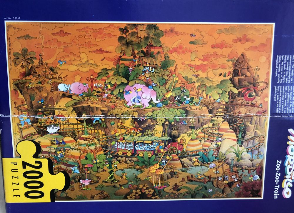 Mordillo - Puzzle - "Zoo-Zoo-Train" - 2000 Teile | Kaufen auf Ricardo