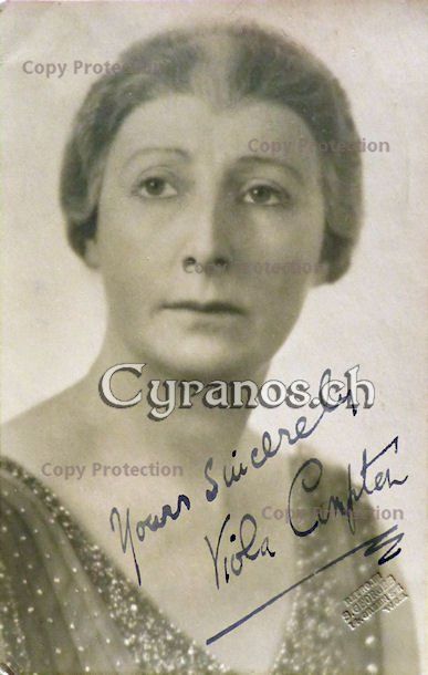 Viola Compton (1886-1971) Schauspielerin - sign. Foto (Gebraucht) in ...
