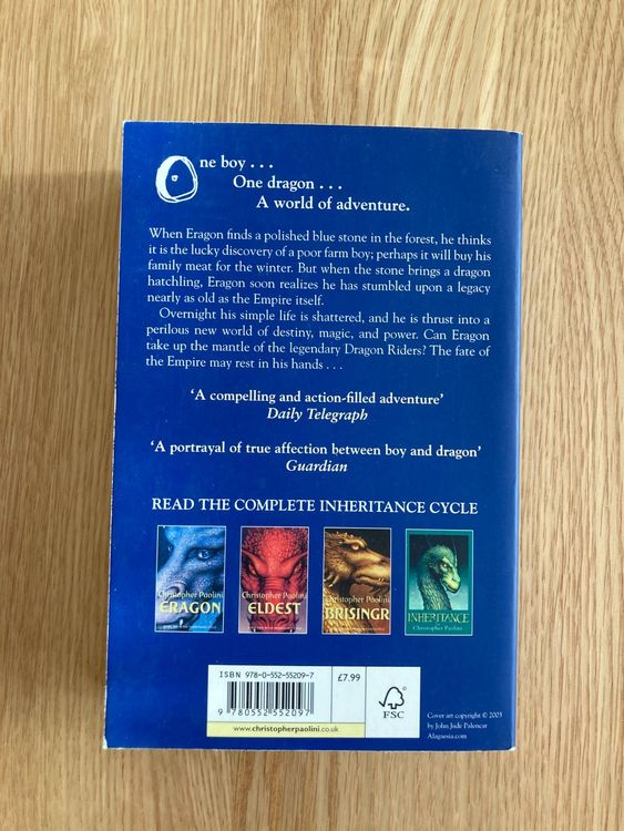 Eragon Book one in the inheritance cycle | Kaufen auf Ricardo