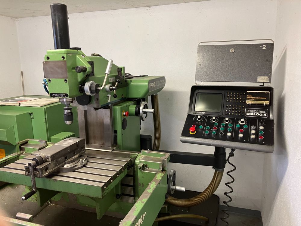 Fräsmaschine Deckel FP2 NC mit viel Zubehör + Dokumentation | Kaufen ...
