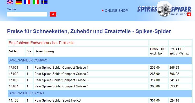 Spikes-Spider Compact Swiss made (Gebraucht) in Lenzburg für CHF 76 ...