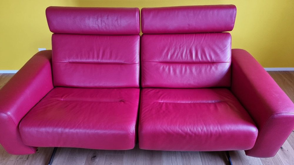 Stressless 2er Ledersofa | Kaufen auf Ricardo