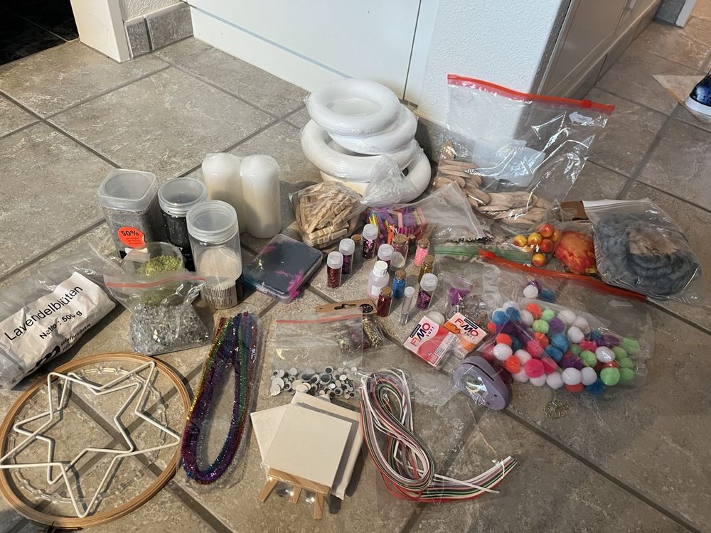 Bastelmaterial div Materialien | Kaufen auf Ricardo