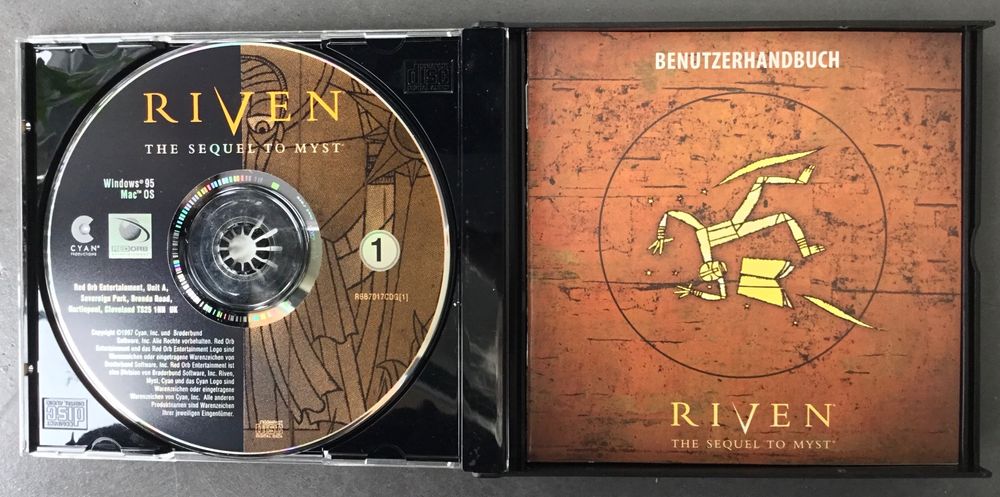 PC/Mac game RIVEN (1997) (Gebraucht) in Eggersriet für CHF 35 – mit ...