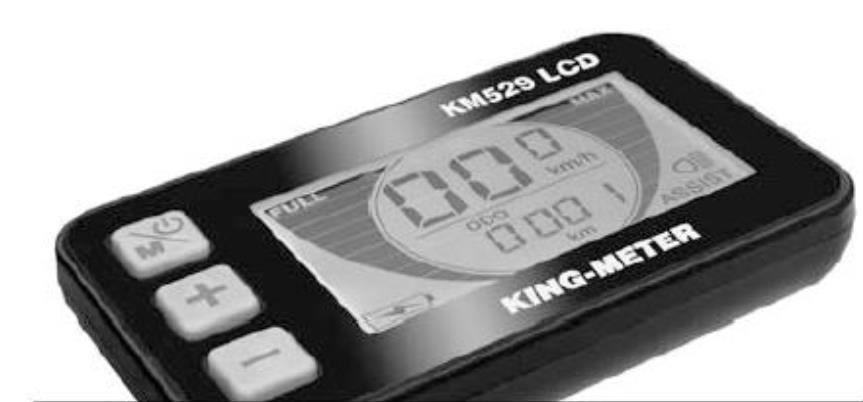 Display für E-Bike King Meter KM 529 LCD (Neu und originalverpackt) in ...