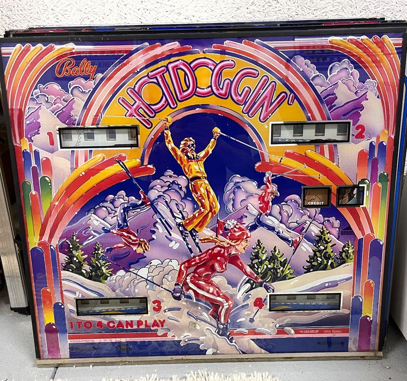 Pinball Backglass Hot Doggin' 1979 (Gebraucht) in Horgen für CHF 88 ...