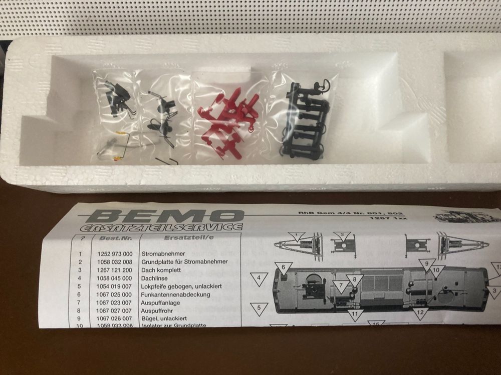 Bemo RhB Gem 4/4 802 OVP ohne Lok | Kaufen auf Ricardo