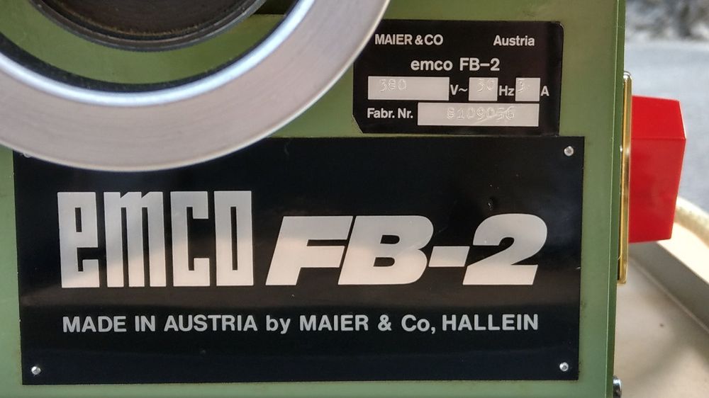 Fräsmaschine EMCO FB-2 (Gebraucht) in Stans für CHF 2500 – nur Abholung ...