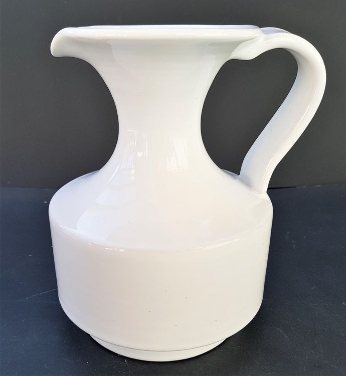 Linck Vase Karaffe Keramik weiss | Kaufen auf Ricardo